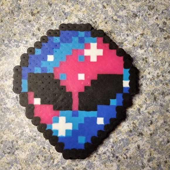 Wall Decor | Galaxy Alien Perler Bead | Poshmark
